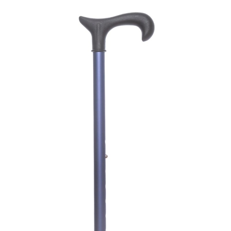 Adjustable Derby Walking Stick (Blue) - WalkingSticks.co.uk