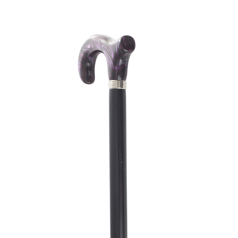 Marbled Amethyst Moderne Walking Cane - WalkingSticks.co.uk