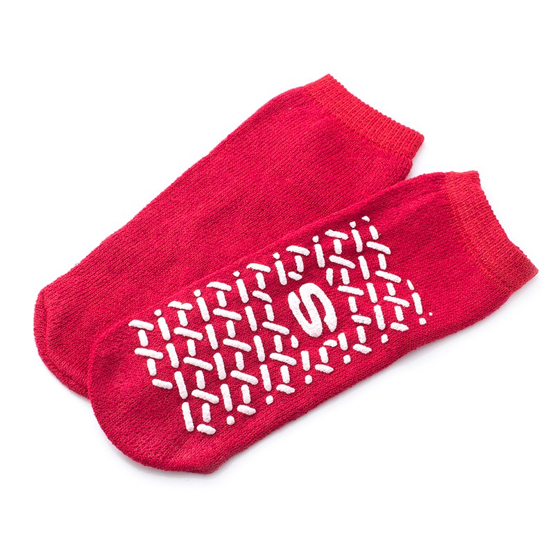 Medline Small Red Non-Slip Socks - WalkingSticks.co.uk
