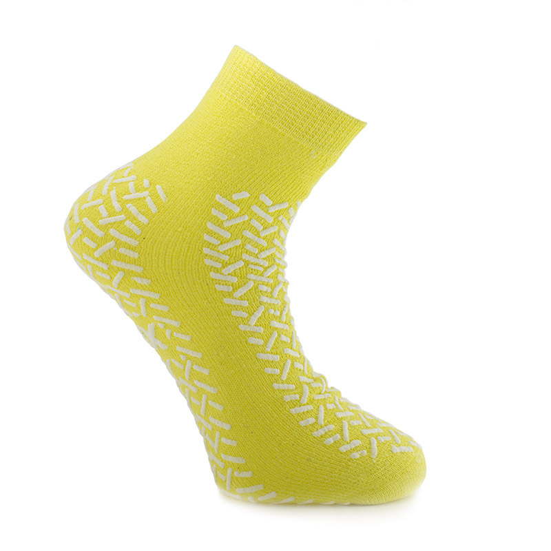Medline Xl Yellow Non Slip Socks X1 Walkingsticks Co Uk