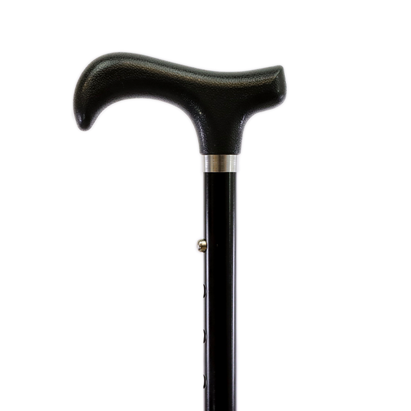 Mini Folding Black Derby Walking Stick - WalkingSticks.co.uk