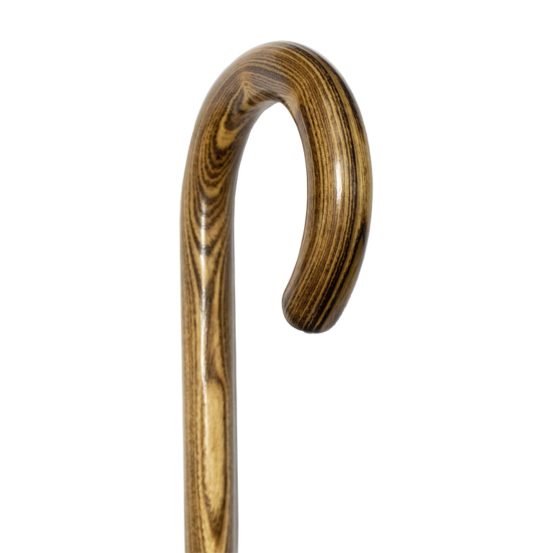 Natural Grain Crook Walking Stick - WalkingSticks.co.uk