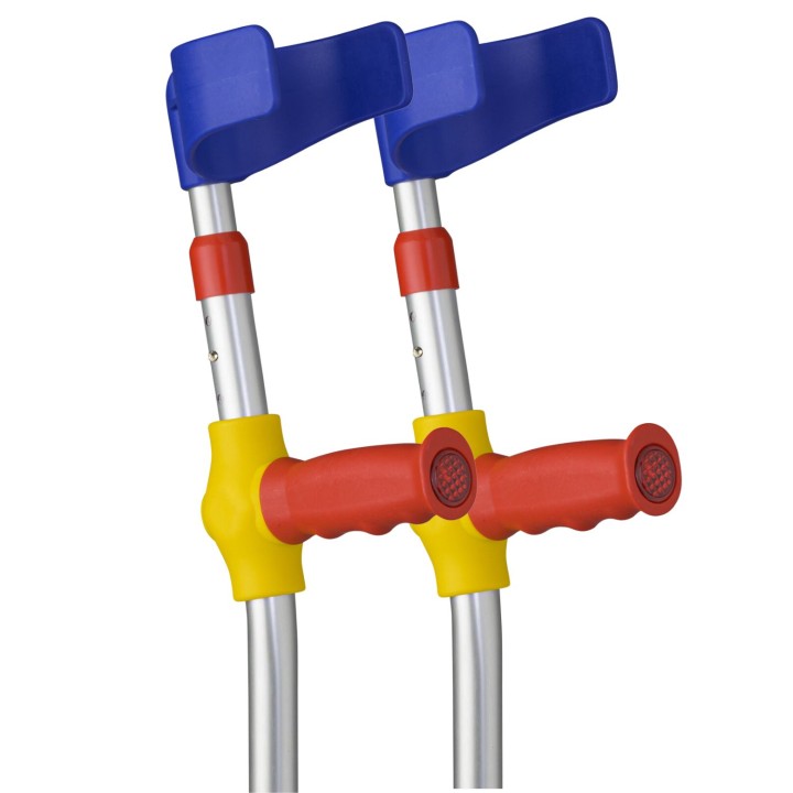 Ossenberg Red Children's Crutches - WalkingSticks.co.uk