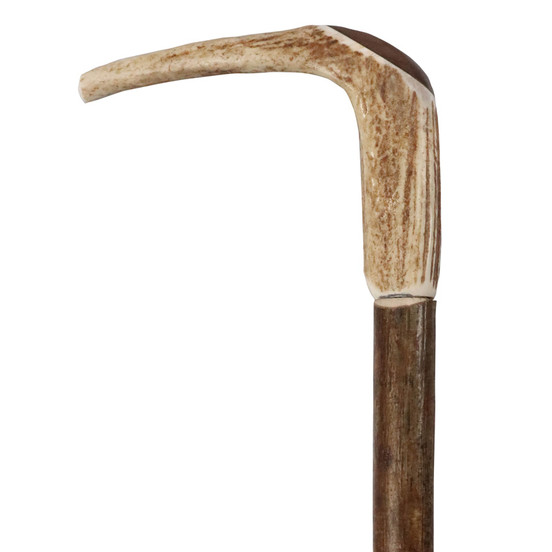 Staghorn Plain Handle Walking Stick - WalkingSticks.co.uk