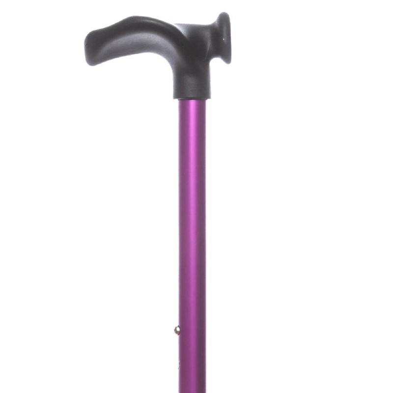 Purple Anatomical Left Hand Cane - WalkingSticks.co.uk