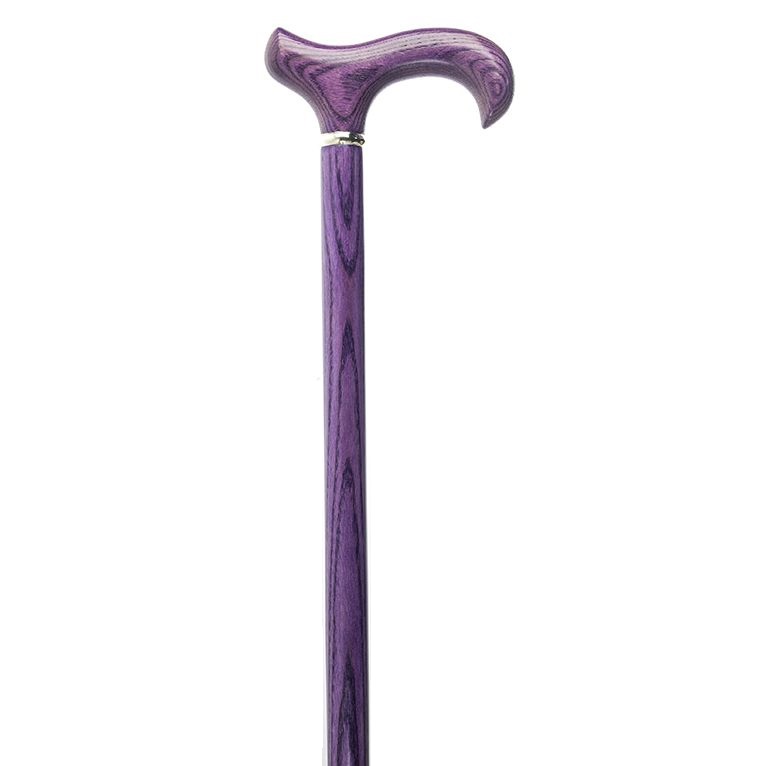 Purple Ash Derby Cane - WalkingSticks.co.uk