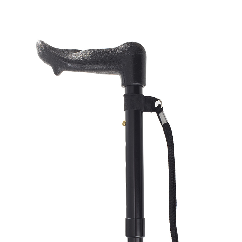 Short Adjustable Black Walking Stick - WalkingSticks.co.uk