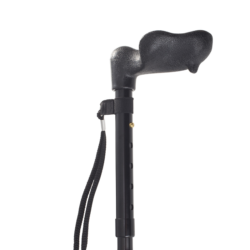 Short Adjustable Black Walking Stick - WalkingSticks.co.uk