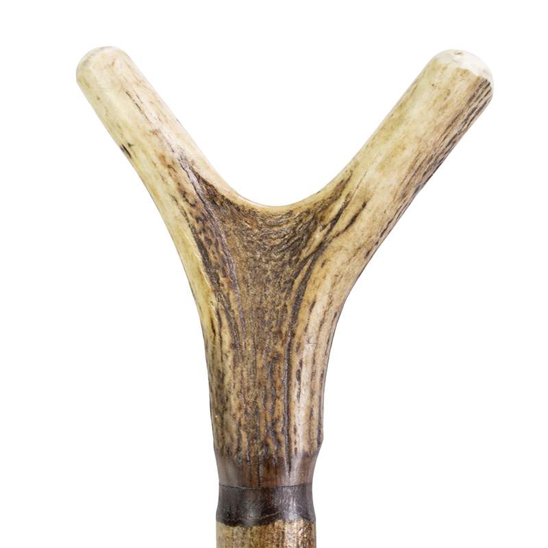 Staghorn Three-Section Hazel Thumbstick - WalkingSticks.co.uk