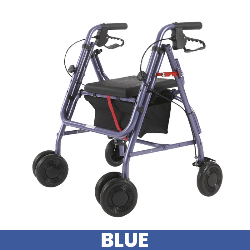 Uniscan Freeway Blue Walker (Lever Brake) - WalkingSticks.co.uk