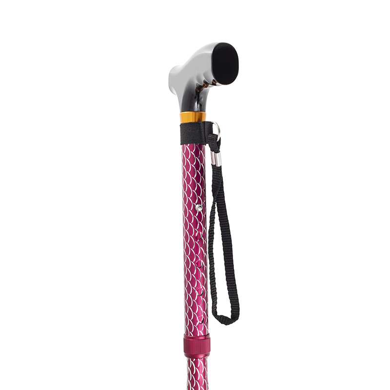 Drive Medical Red Spiral Wave Cane - WalkingSticks.co.uk
