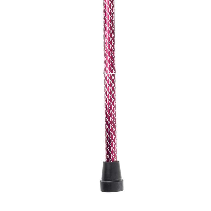 Drive Medical Red Spiral Wave Cane - WalkingSticks.co.uk