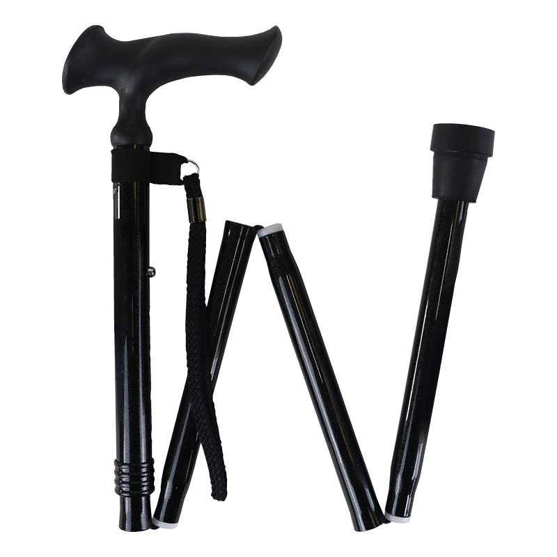 Ziggy Black Ergonomic Gel Handle Stick - WalkingSticks.co.uk