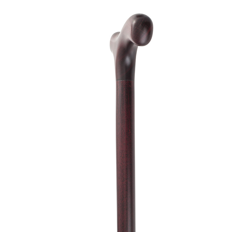 Brass Crutch Boxwood Walking Stick - WalkingSticks.co.uk