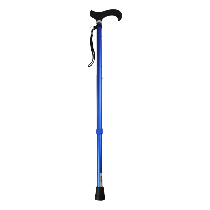 Metallic Blue Adjustable Walking Stick - WalkingSticks.co.uk