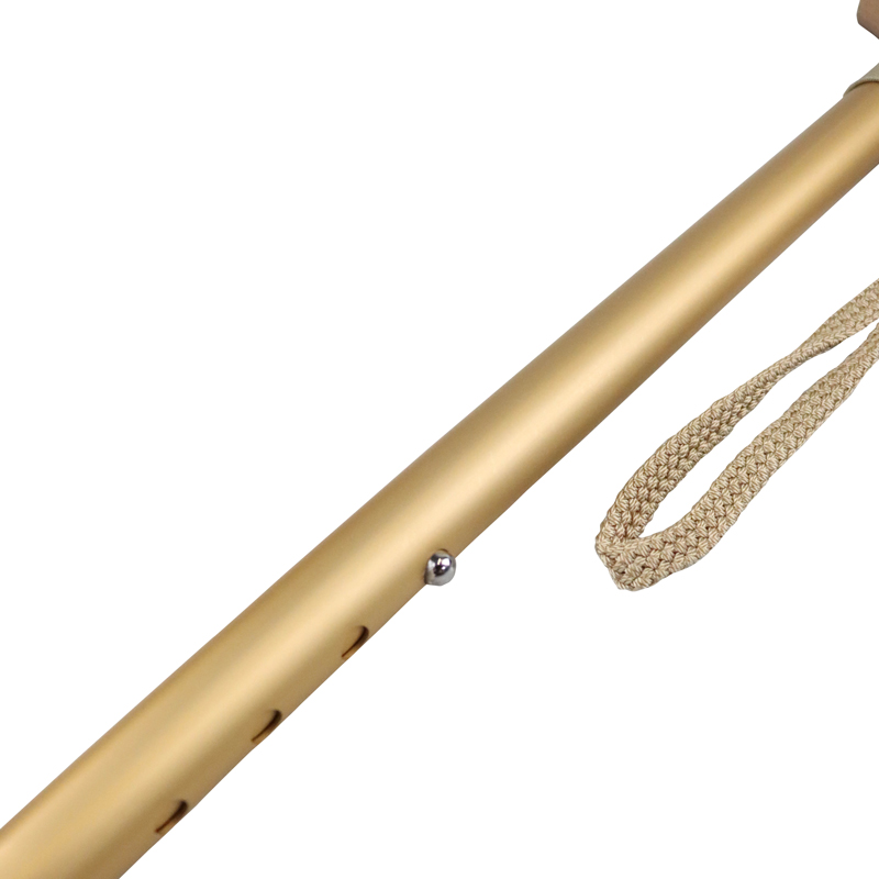 Metallic Gold Adjustable Stick - WalkingSticks.co.uk