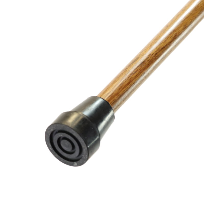 Ovangkol Cane W/ Derby Handle Chrome - WalkingSticks.co.uk