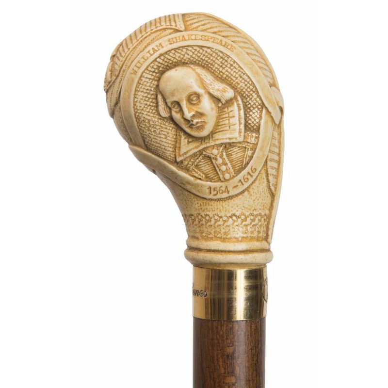 William Shakespeare Beech Wood Cane - WalkingSticks.co.uk