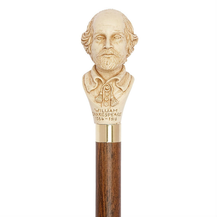 William Shakespeare Collectors' Walking Stick - WalkingSticks.co.uk