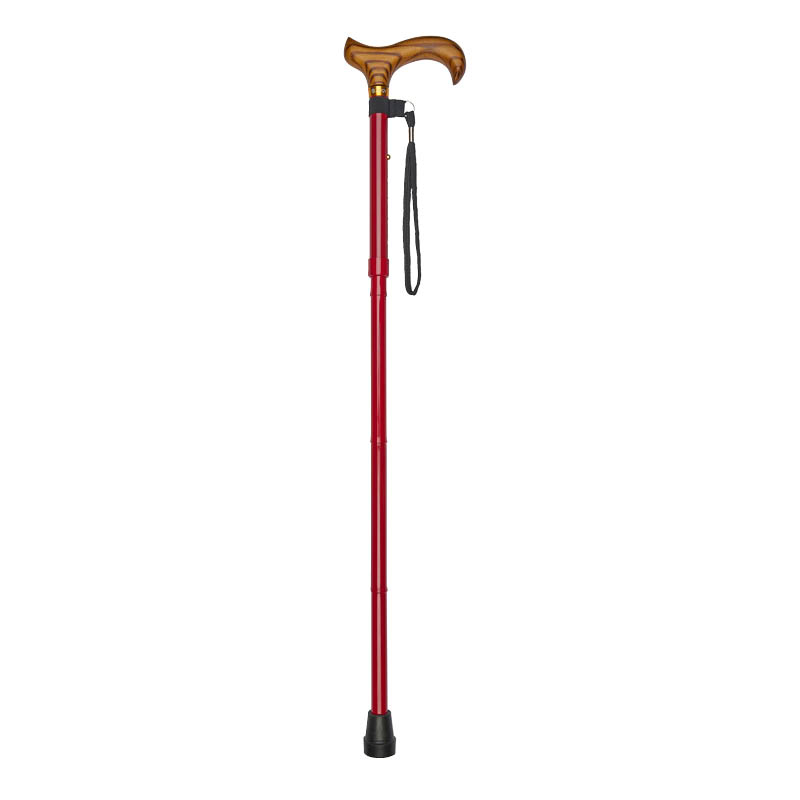 Ziggy Red Adjustable Walking Stick - WalkingSticks.co.uk