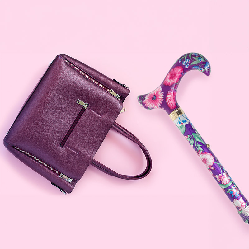 Walking Sticks For Purple Handbags - WalkingSticks.co.uk